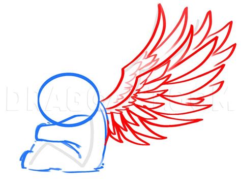 How To Draw An Angel With Wings Step By Step