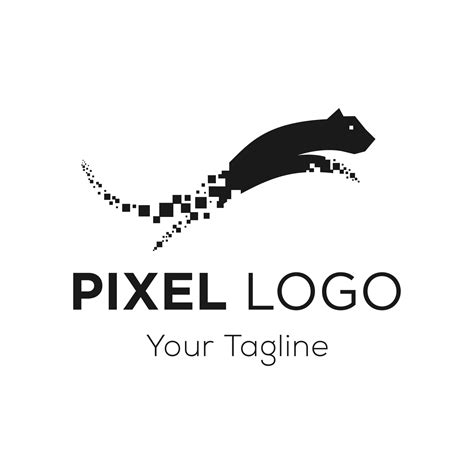 Pixel Logo Design Vector Template 20448536 Vector Art At Vecteezy