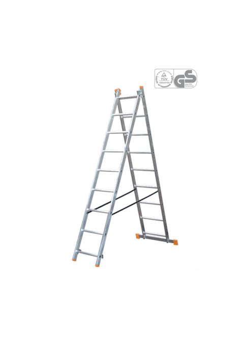 Scala In Alluminio Componibile A Due Elementi VC Gradini VIPscale Ponteggi