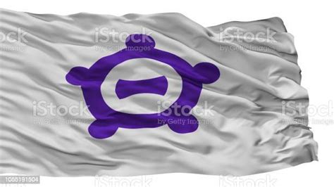 이치노미야 시 플래그 일본 아이치 현 흰색 배경에 고립 0명에 대한 스톡 사진 및 기타 이미지 0명 3차원 형태 곡선