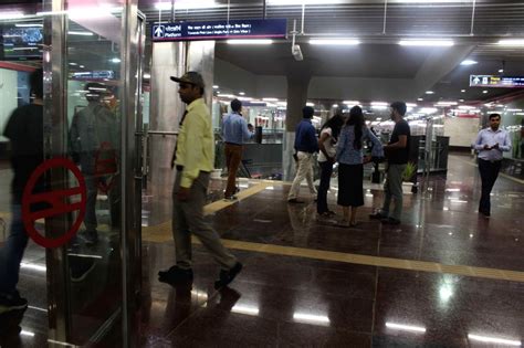 A View Of Sarojini Nagar Metro Station