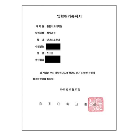 언어치료학과 대학원 면접 이대 가천대 명지대 용인대 네이버 블로그