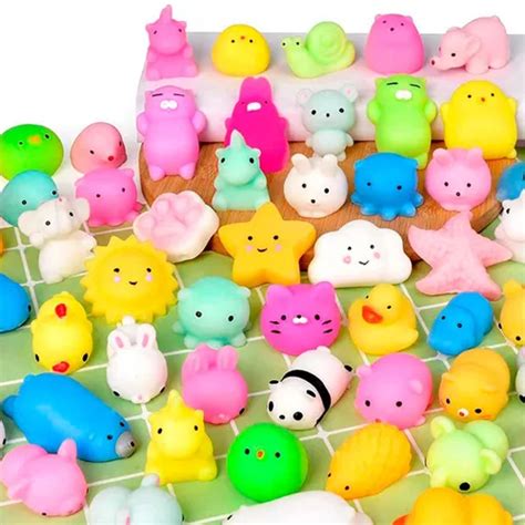 Squish Bichinho De Apertar Anti Stress Squishys 10 Unidades