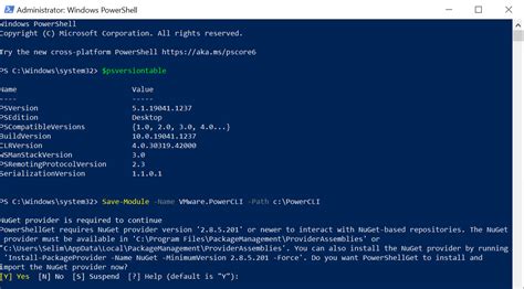 Configuring Powercli