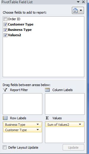 Excel Pivot Sub Total Columns Stack Overflow