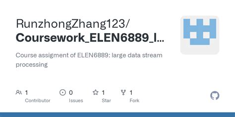 Courseworkelen6889largedatastreamprocessinghomework 1hw14py At