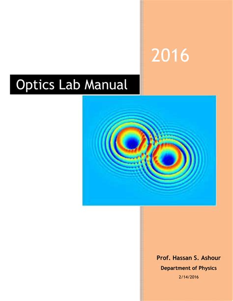 Pdf Optics Lab Manual