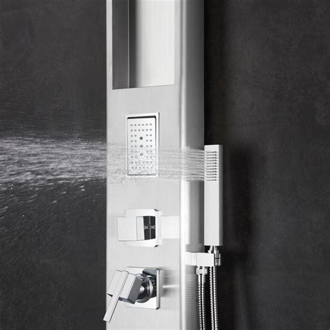 OLIVIA Shower Panel SPB SS Akuaplus Dimex Inc