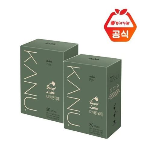 동서식품 카누 디카페인 라떼 30t X 2개 티몬