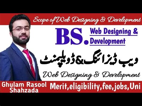 Bs Web Designing And Development Scope Of Web Designing And Development In Pakistan No 145