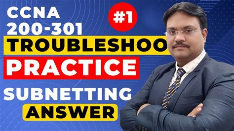 CCNA Troubleshoot Practice Challenge Subnetting Completed Configuration YouTube