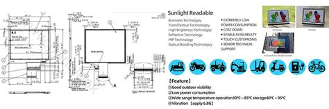 COM T N GLC Ortustech Inch TFT LCD Display Parallel RGB Interface LCD Panel