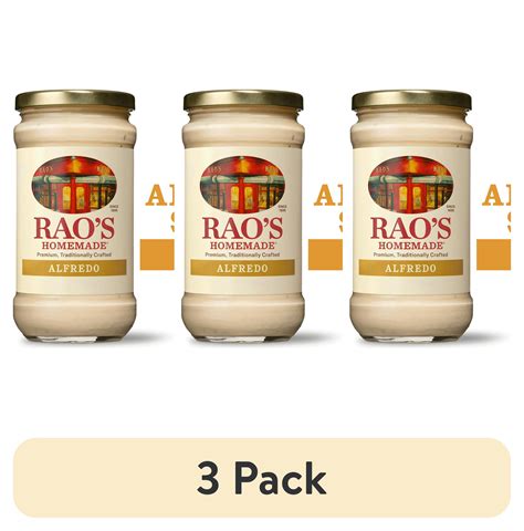 3 Pack Raos Homemade® Alfredo Sauce 15 Oz Jar