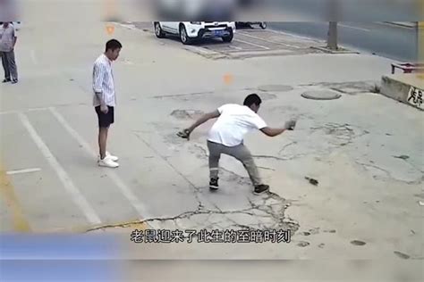 老鼠过马路遭暗算男子一板砖下去老鼠当场嗝屁 老鼠 男子 马路
