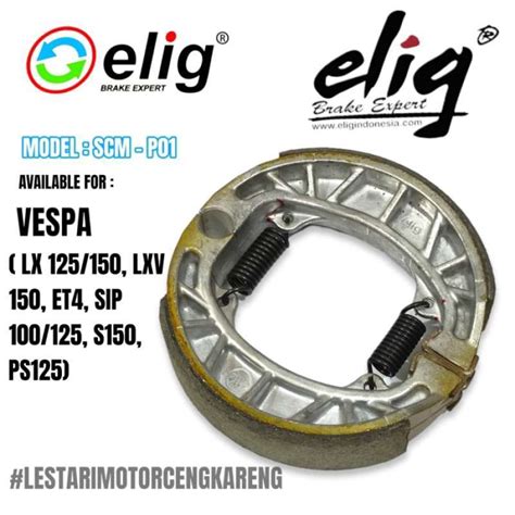 Promo KAMPAS REM BELAKANG TROMOL VESPA LX 125 150 LS ZIP ELIG SCM P01