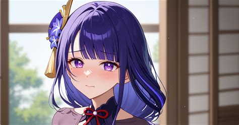 Ai 雷電将軍 足を出して恥ずかしそう テトラ Tetraのイラスト Pixiv