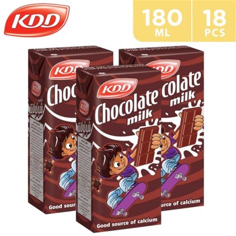 Buy Kdd Chocolate Milk 18 X 180 Ml توصيل