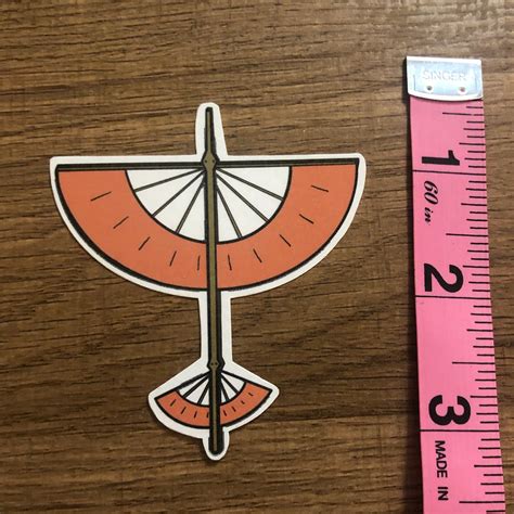 Aangs Glider Sticker Avatar The Last Airbender Glider Etsy