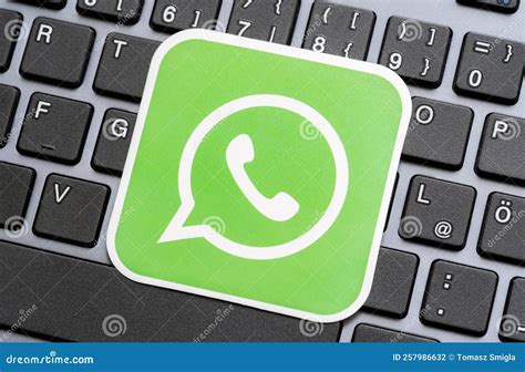 Whatsapp Online Communicator Messaging App Green Logo Symbol Closeup