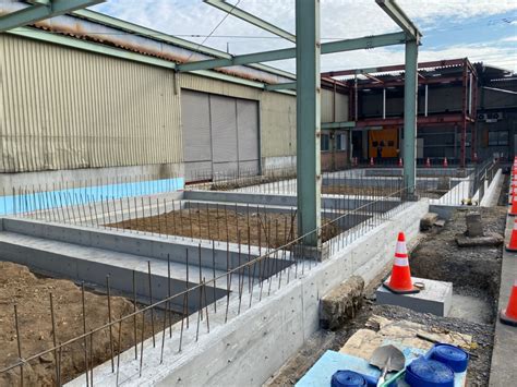 建設工事栃木市施設 外構鉄骨基礎工事株式会社シンエイ栃木県栃木市建設工事土木工事水道施設外構工事