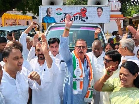 Mp Elections 2023 Congress Organised Jan Aakrosh Yatra In Madhya