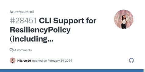 Cli Support For Resiliencypolicy Including Resilientvmcreationpolicy