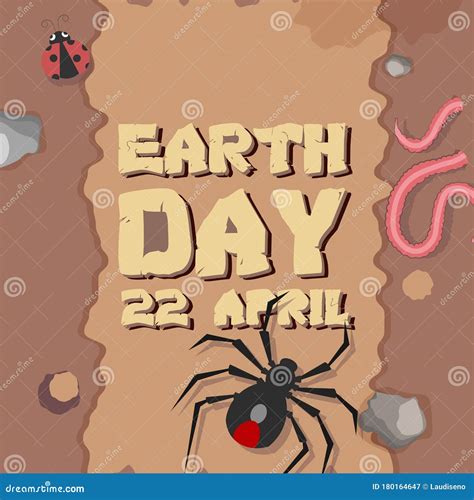 Earth Day Poster Stock Vector Illustration Of Save 180164647