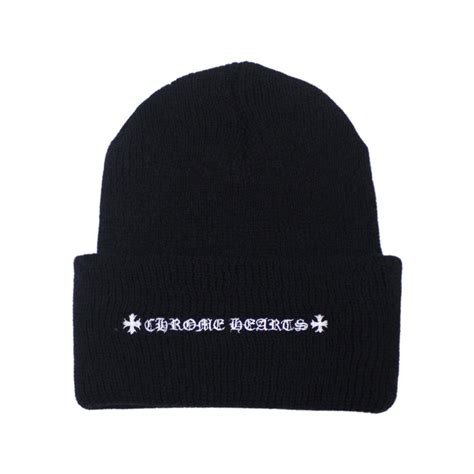 Chrome Hearts Plus Cross Beanie Black Limited Stock