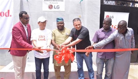 Lg Electronics Donates Solar Powered Borehole To Lagos Community Thisdaylive