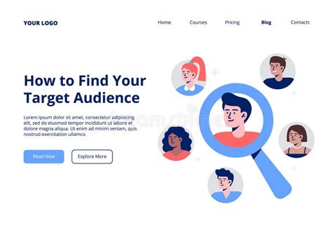 Target Customers A Target Audience For Advertising Or Job Vacancy