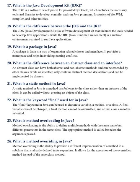 Most Asked Java Interview 100 Qanda Pdf Connect4techs