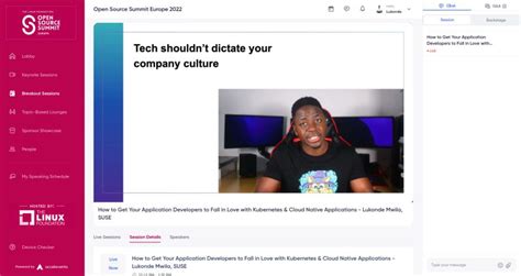 Lukonde Mwila On Linkedin Ossummiteu Opensource Cloud Kubernetes