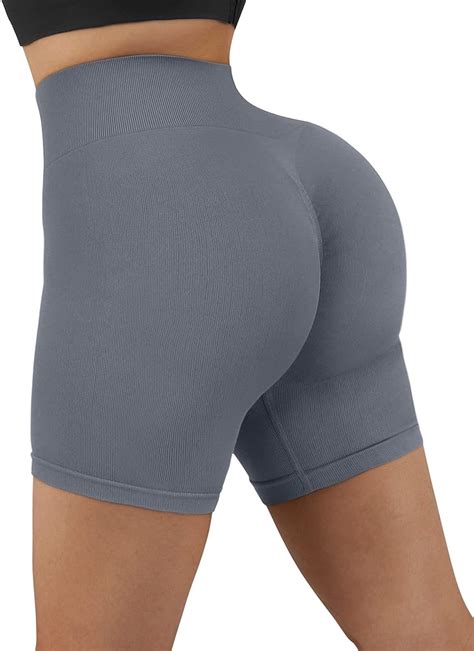 Rxrxcoco Damen Scrunch Butt High Waisted Push Up Kurze Sporthose