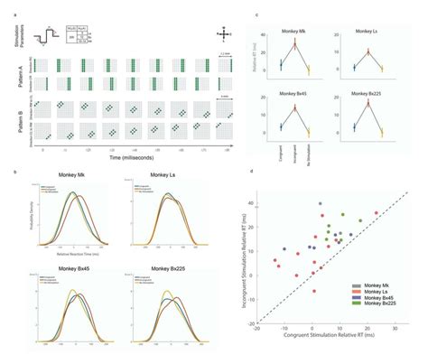 Effect Of Spatio Temporal Stimulation On Reaction Time A The Stimulus