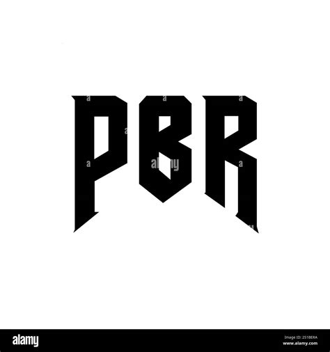 Pbr Letter Logo Design For Technology Company Pbr Logo Design Black