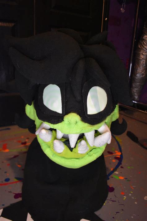 Thafnine Hacknine Fursuit Head And Claws Partial Youtube Fanart Replaceable Magnet Eyes And