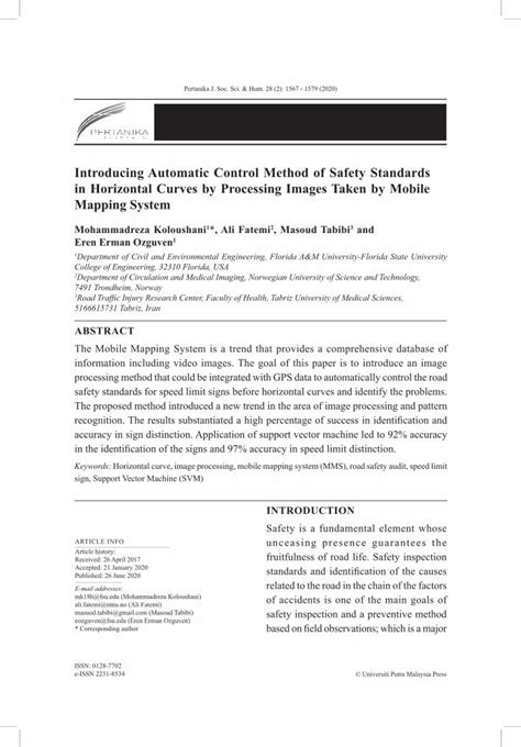Pdf Introducing Automatic Control Method Of Safety Standards