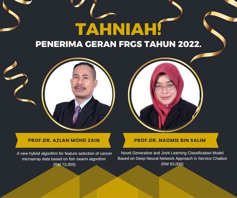 Congratulations Prof Dr Azlan Utm Big Data Centre