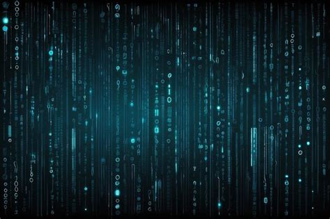 Premium Photo Abstract Binary Code Patterns Background