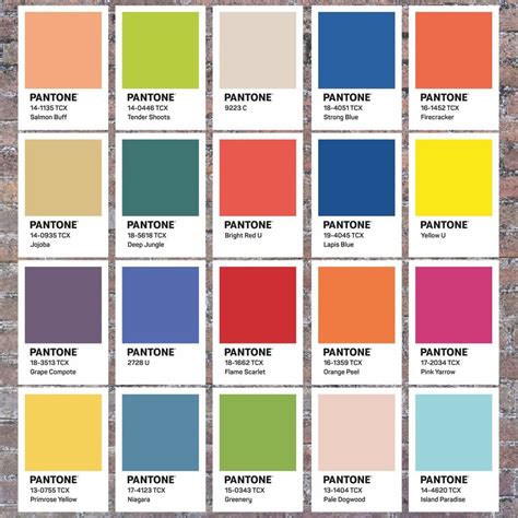 Стикеры самоклеющиеся Pantone палитра купить по выгодной цене в ...