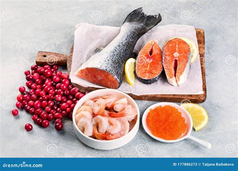 Foods Rich In Astaxanthin Stock Image Image Of Seaweed 177886273