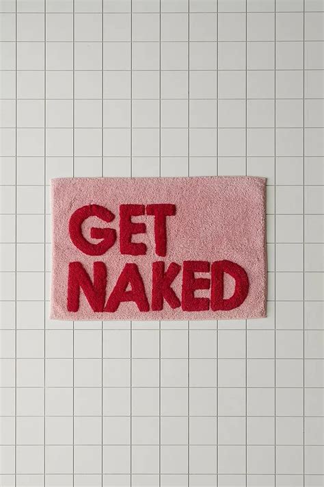 Get Naked Pink Red Bath Mat Red Bath Mat Get Naked Bath Mat Red Bathroom Decor
