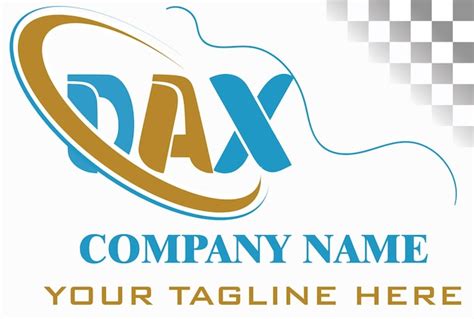 Premium Vector Dax Letter Logo Design