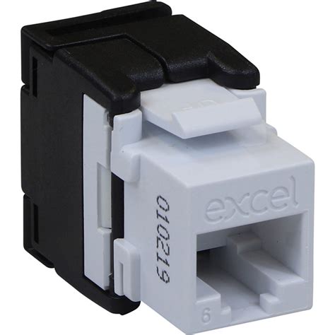 Buy Excel Cat6 UTP Keystone Jack Butterfly Style Comms Express