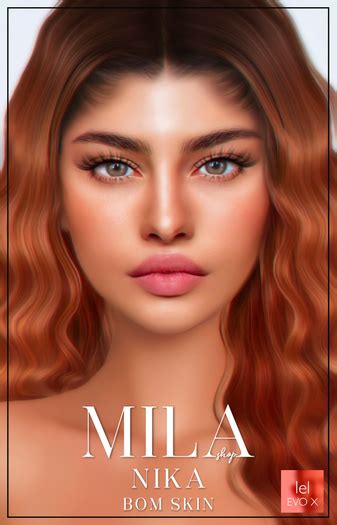 Second Life Marketplace Mila Nika Skin Latte Lelutka Evo X