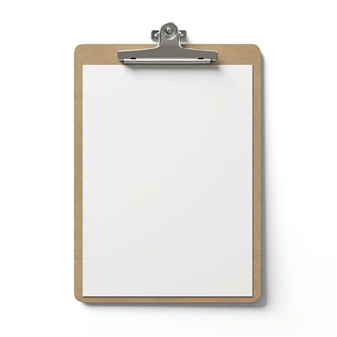 Clipboard Is Isolated On White Background Generative AI 30225844 Stock