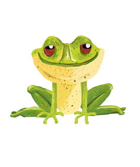 Lazy Frog Clip Art