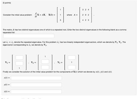 Solved Consider The Initial Value Problem