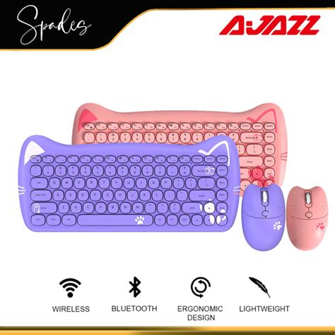 Ajazz A3060 84 Keys 24g Wireless Membrane Keyboard Mouse Combo Set Lazada Ph Ajazz A3060 84 Keys 24g Wireless Membrane Keyboard Mouse Combo Set Lazada Ph