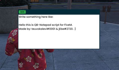 [qbcore] Notepad Script Fivem Releases Cfx Re Community